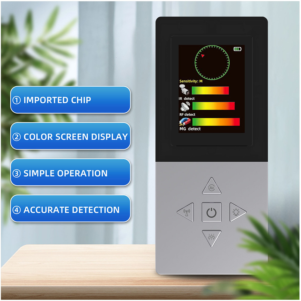 Pinhole Cameras Detector Multi-functional One-Click Detection RF Signal ...